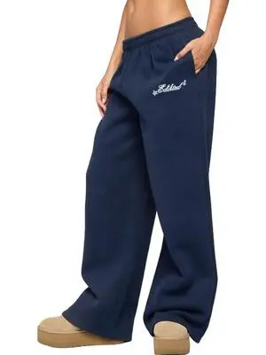 EDIKTED Club Wide Leg Sweatpants