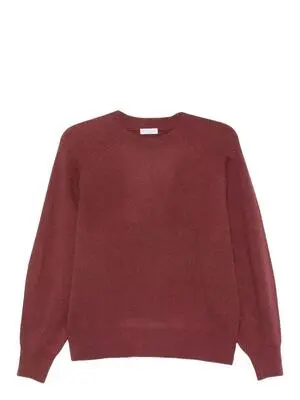 BRUNELLO CUCINELLI Ribbed-knit Raglan-sleeve Sweater