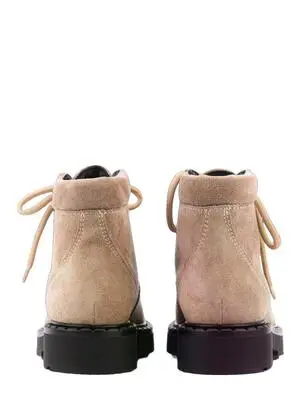 PAUL WARMER Courchevel Suede Combat Boots