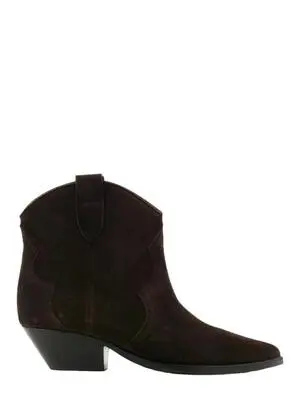 Isabel Marant Étoile Dewina Suede Ankle Boots - Brown