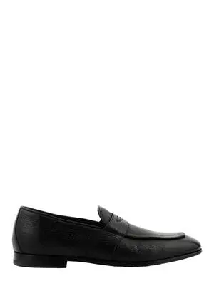 FRANCESCHETTI Caviar Leather Loafers