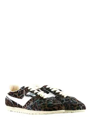 AUTRY Windspin Leopard-print Sneakers Grey