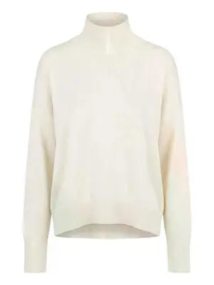 PATRIZIA PEPE High-neck Logo-plaque Sweater