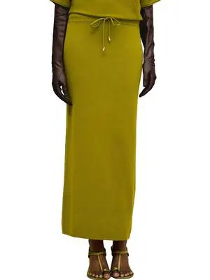 Cult Gaia Nadine Maxi Skirt - Chive