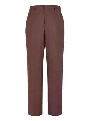 COSTUMEIN Alain Pleat-detail Tailored Trousers - Brown