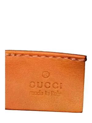 GUCCI 2000-2015 Gg Canvas Trimmed Suede Pouch
