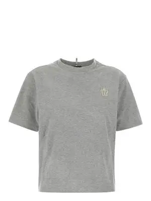 Moncler Logo-patch T-shirt - Grey