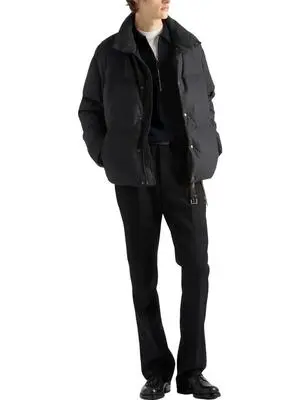 Prada Medium-weight Cashmere Down Jacket - Grey