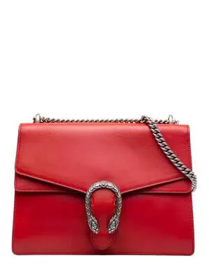 Gucci 2016-2026 Medium Calfskin Dionysus Shoulder Bag - Red
