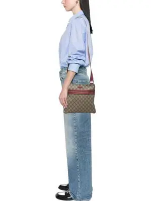 Gucci 2000-2015 Gg Supreme Crossbody Bag - Neutrals
