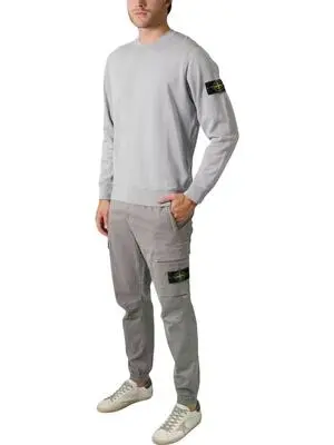Stone Island Raglan-sleeve Sweatshirt Grey
