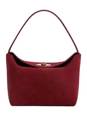 CHRISTOPHER ESBER Mini Turnlock Suede Shoulder Bag