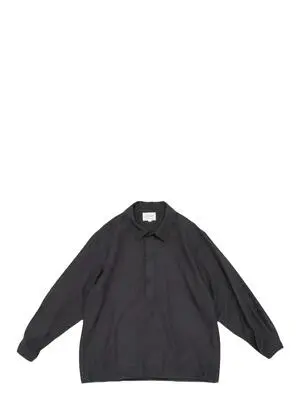 STILL BY HAND Drawstring-hem Shirt Jacket
