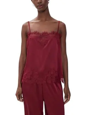 KAT THE LABEL Olivia Camisole - Rhubarb
