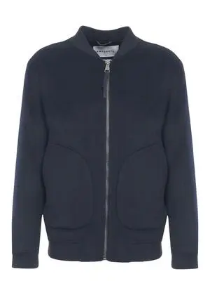 AMARANTO AMARANTO Zipped Bomber Jacket