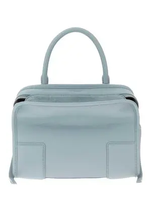 Loewe Loewe Women Pastel Light Blue Leather Small Amazona Handbag Blue
