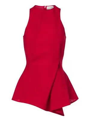 MAGDA BUTRYM Asymmetric Virgin Wool Top