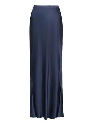TWP My Endless Love Satin Maxi Skirt - Night Sky