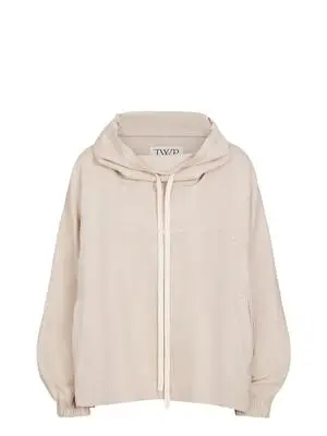 TWP Pull Me Over Seam Hoodie - Bone