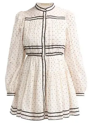 Ulla Johnson Lumi Cotton Mini Dress - Blanc