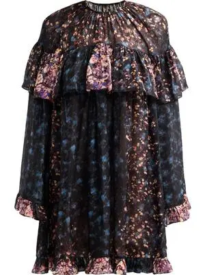 Ulla Johnson Lune Silk Mini Dress - Eclipse