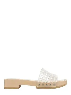 Vince Barbara Jelly Pvc Slide Sandals - Clear
