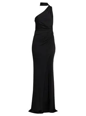 TOM FORD Choker One-shoulder Sheath Gown - Black