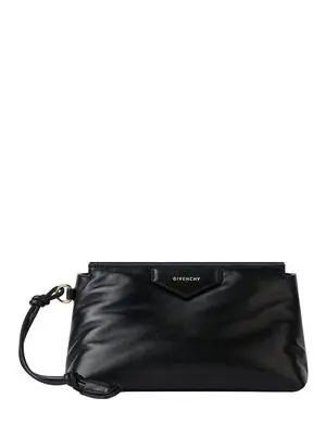Givenchy Antigona Bomber Pouch In Nappa Leather - Black