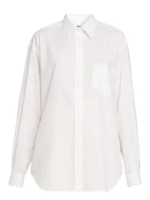 Moschino Cotton Poplin Blouse - Multi White