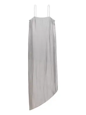 Helmut Lang Fluid Asymmetric Maxi Slipdress Cloud