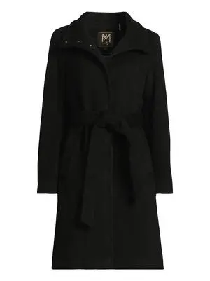 MILLY Sb Wool-blend Coat - Black