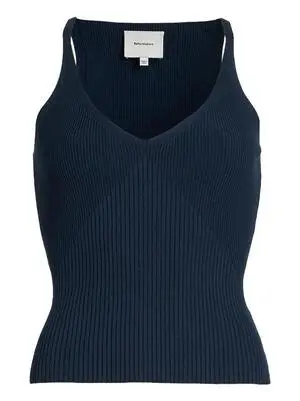 REFORMATION Peony Rib-knit Sweater Tank