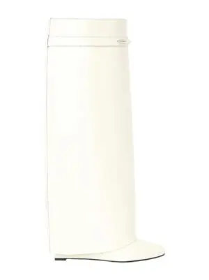 Givenchy Shark Boots In Leather - Ivory