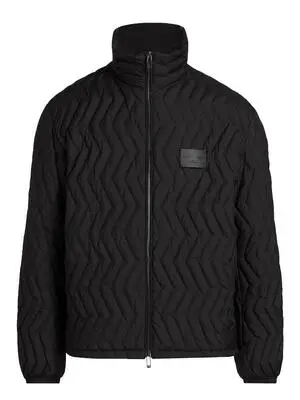 EMPORIO ARMANI Zig-zag Padded Down Jacket