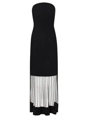 MILLY Dani Strapless Midi-dress
