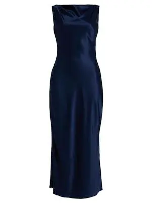 REFORMATION Corey Satin Midi-dress