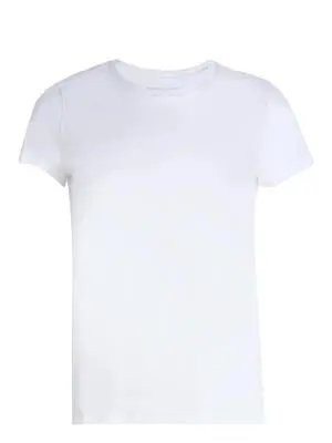 Majestic Filatures Interlock Cotton T-shirt Blanc