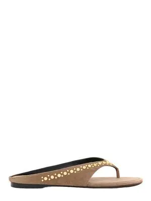 HERBERT LEVINE Sun-kissed Suede Sandals - Fandango