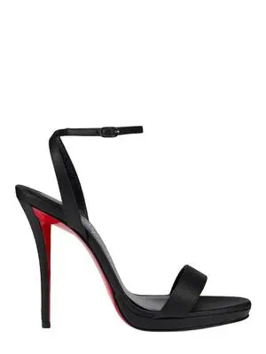 CHRISTIAN LOUBOUTIN Miss Z Queen 120mm Leather Sandals Black