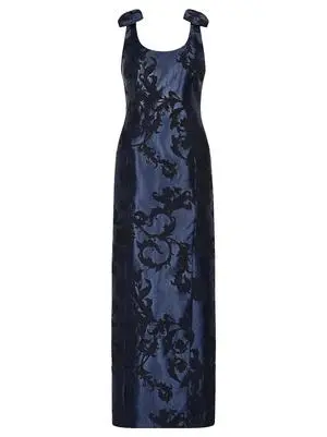 MILLY Kaelynn Floral Jacquard Dress