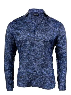 MACEOO Fibonacci Marthyr Shirt - Blue