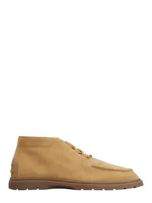 TOD'S Suede Desert Boots - Light Beige