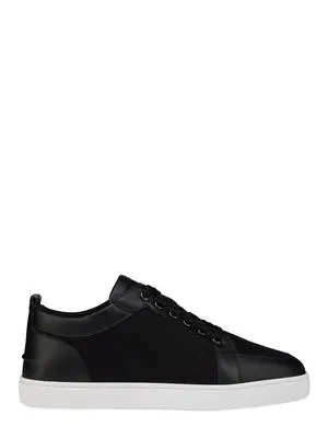 CHRISTIAN LOUBOUTIN Rantulow Cotton Sneakers - Black
