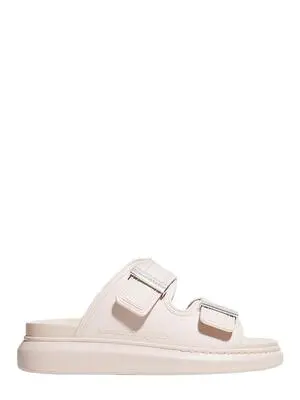Alexander McQueen Hybrid Pool Slides Beige