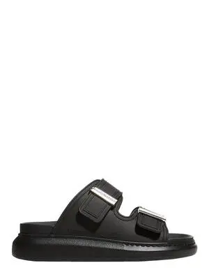 Alexander McQueen Hybrid Pool Slides Black