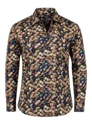MACEOO Fibonacci Marthyr Cork Shirt - Multicolored
