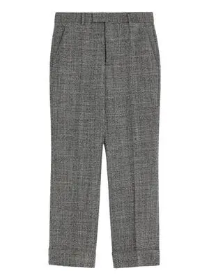 VALENTINO Mouliné Wool Pants With Cuffs
