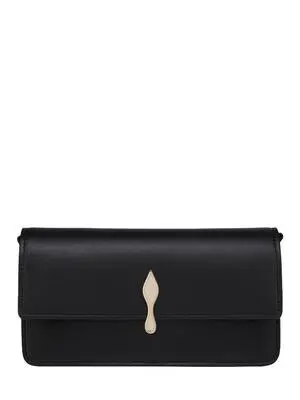 CHRISTIAN LOUBOUTIN Bettina Mini Leather Crossbody Bag - Black