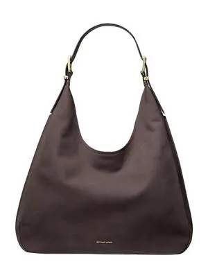 Michael Kors Nolita Large Leather Hobo Bag Chocolate