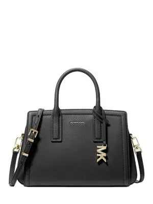 Michael Kors Laila Small Leather Satchel - Black